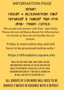 ATV Rental | Busco Beach