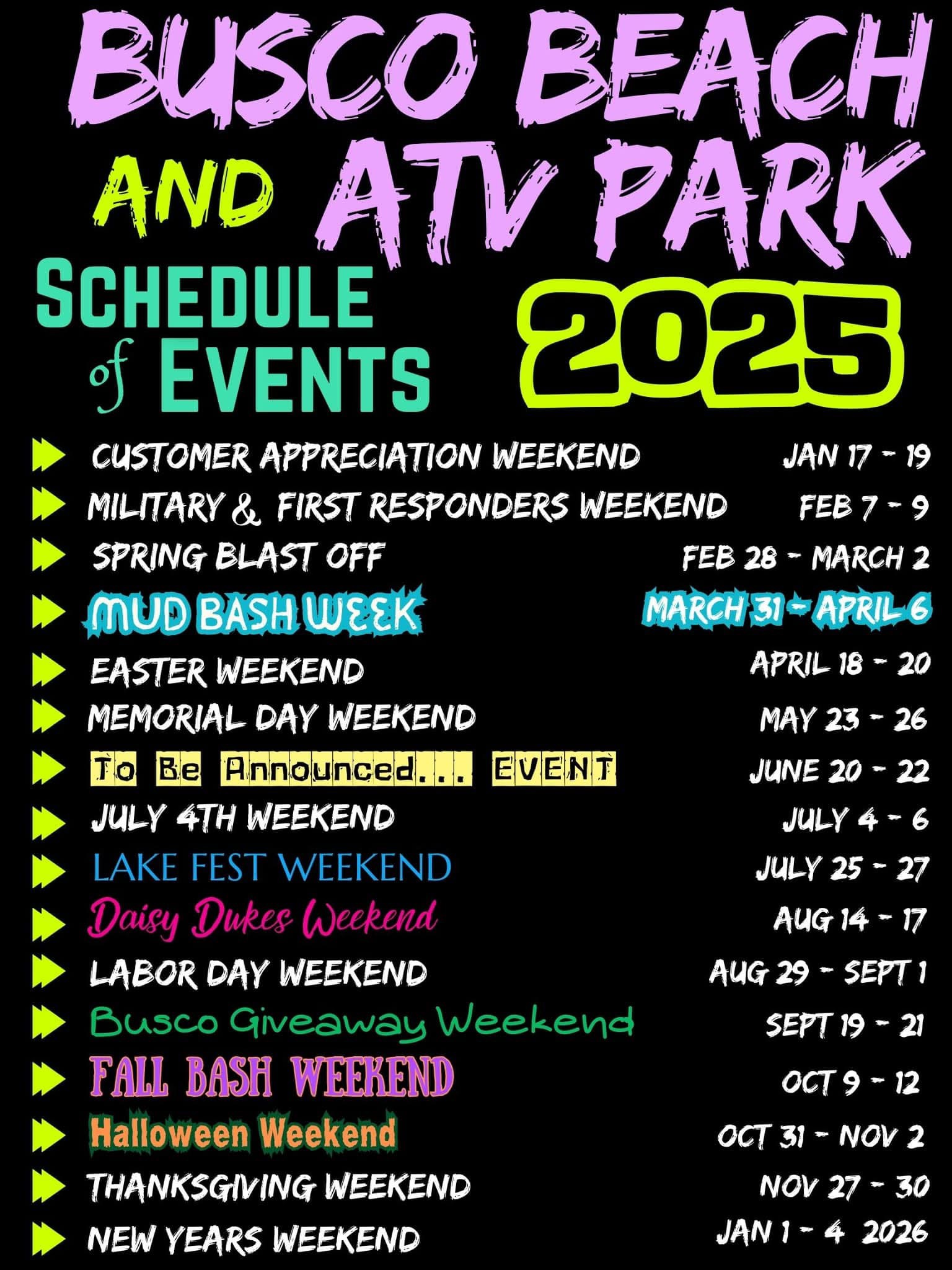 Events | Busco Beach